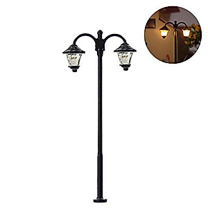 Evemodel LYM18 10pcs Model Railway Led Lamppost Lamps Street Lgihts HO Scale 6cm 2.36inch 12V New