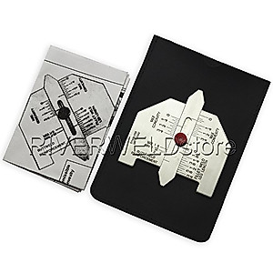 RIVERWELD Automatic Weld Size Fillet Weld Butt Weld Welding Gauge Stainless Steel Inch Inspection Gauge
