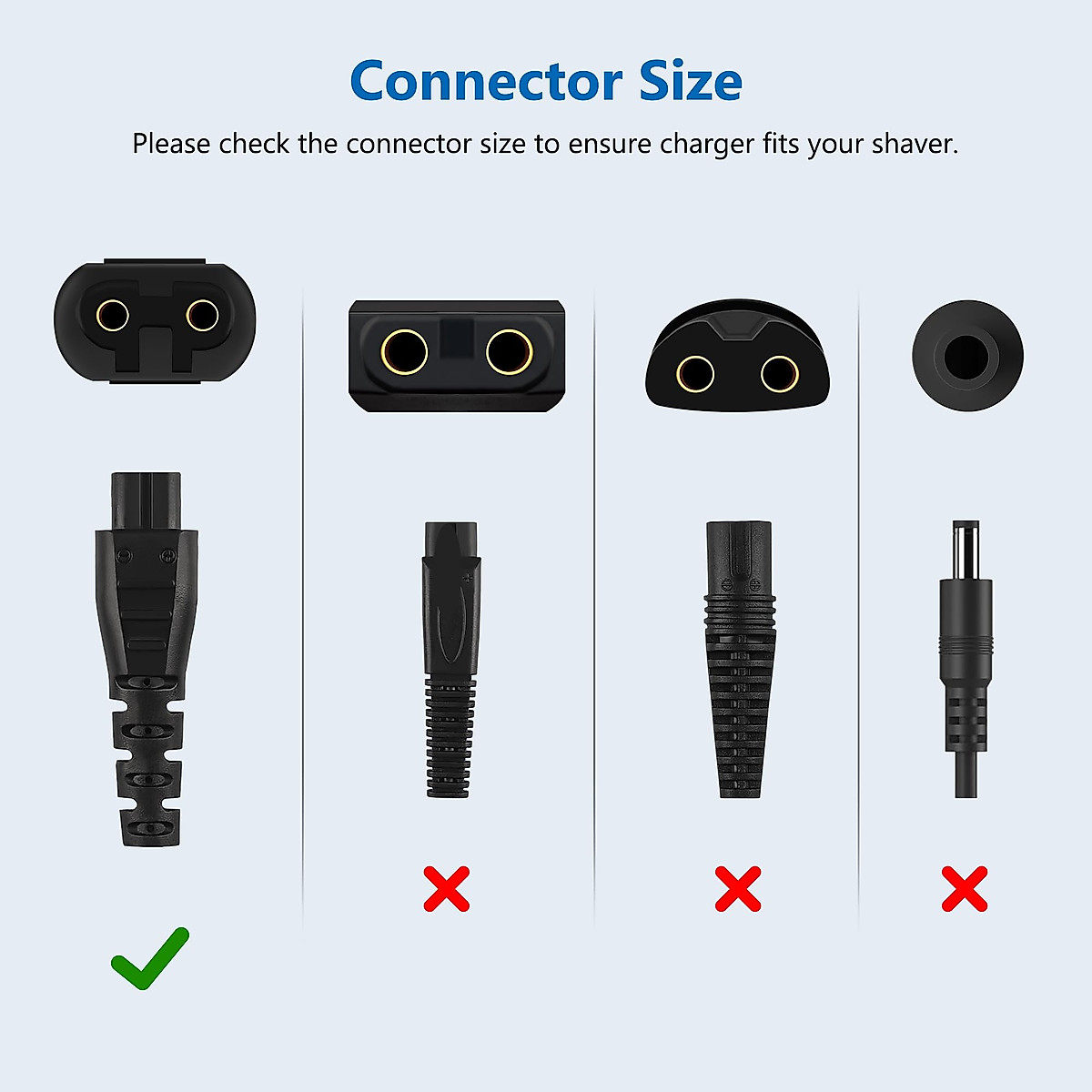 FNKTQL 5V for Remington Charger, Replacement Charger for Remington HC5870 HC4250 PF7500 PF7600 PG6250 PG6255 PG6170 PG6171 XR7000 XF8550 XF8700 Electric Razor Power Cord with Cleaning Brush