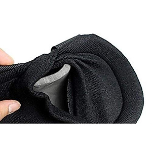 Bargain Crusader Military Tactical Knee Pad Elbow Pad Set Airsoft Knee Elbow Protective Pads Combat Paintball Skate Outdoor Sports Safety Guard Gear (Black)