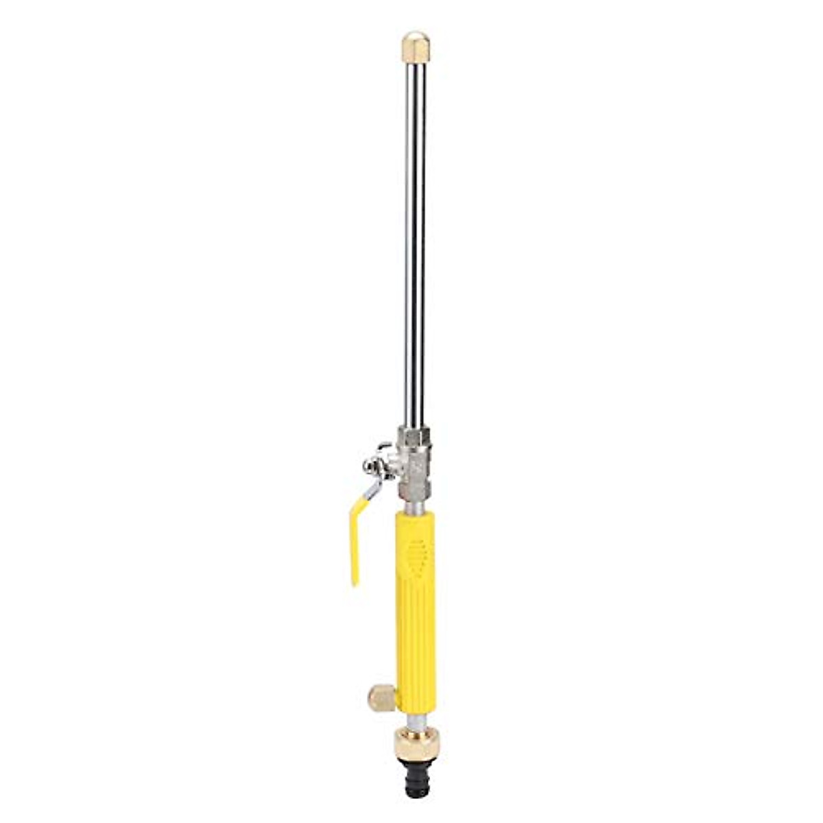Washer Spray Head, Spray Rod, with Switch Valve Washer Nozzle, Long Distance Car Cleaning Tool for Garden Irrigation(Yellow)
