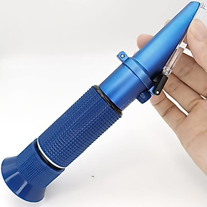Dual Scale Brix Refractometer for Measuring Sugar Content in Food and Drink.