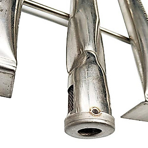 DENPETEC BBQ Stainless Steel Tube,BBQ Grills Spare Pipe Gas Burner Tube Stainless Steel U Shaped.