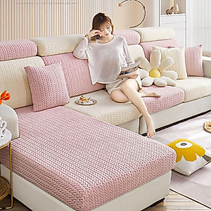 Sofa Hero Covers for Couch, Soothing Home Sofa Covers, Magic Sofa Covers, Stretch Washable Non Slip Sectional Sofa Cushion Slipcovers for Furniture Living Room (Seat covers Regular S,Style-B)