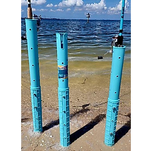 Adjustable Sand Spike Rod Holder-great for surf, bank, beach fishing, from 24" expand to 44"
