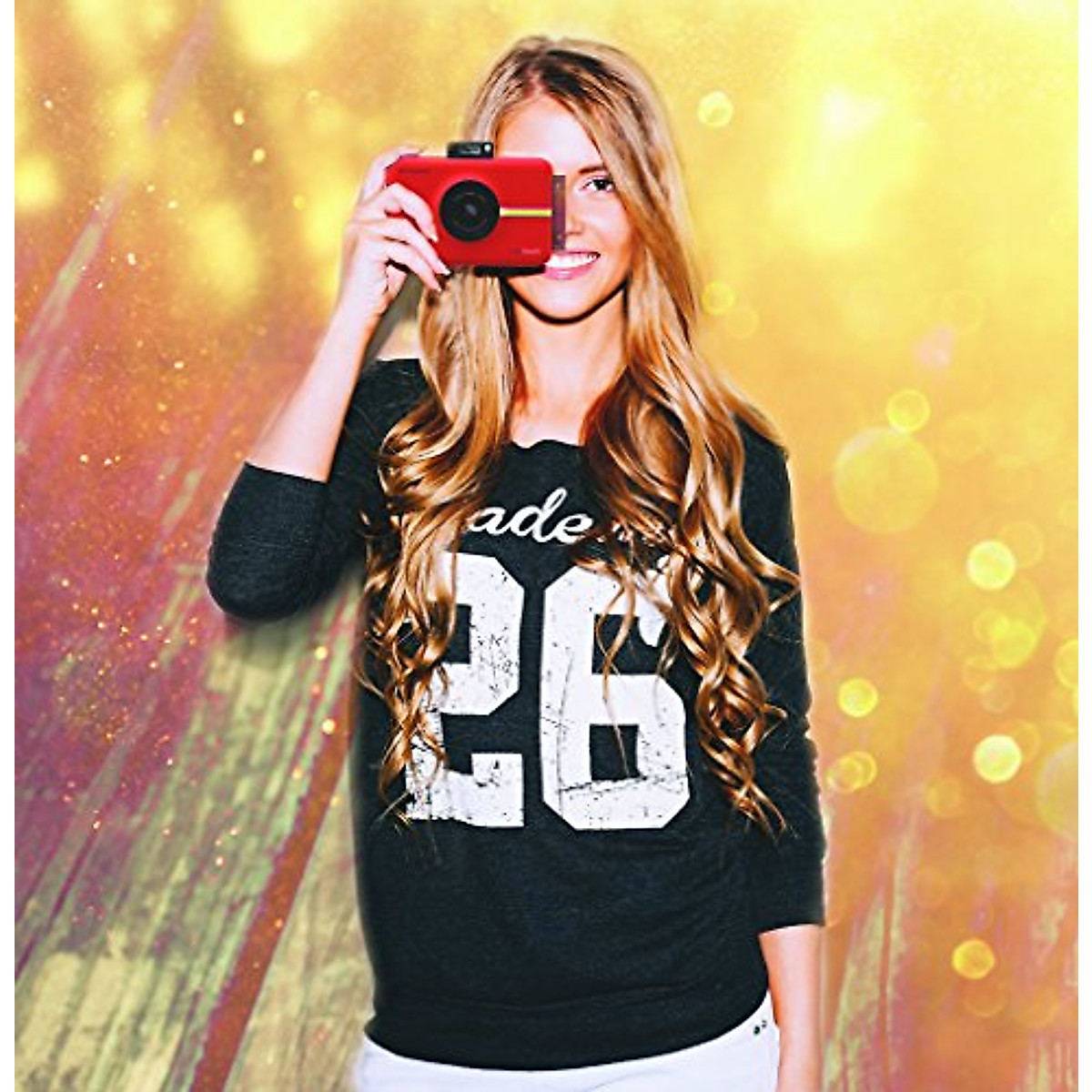 Zink Polaroid Snap Touch Portable Instant Print Digital Camera with LCD Touchscreen Display (Purple)