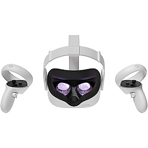 Oculus Newest Quest 2 VR 128GB Holiday Bundle, Advanced All-in-One Virtual Reality Gaming Headset — Black Glasses Cleaning Cloth