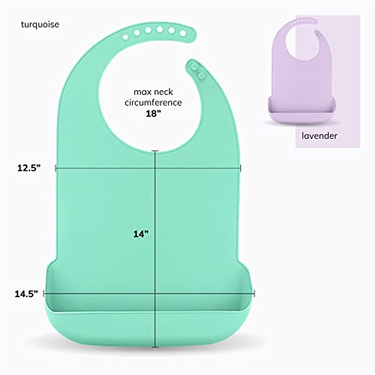 BraceAbility Clothing Protector Bibs - Adult Fun Washable Silicone Bibs for Alzheimers, Dementia Care, Disabled (Pack of 2)