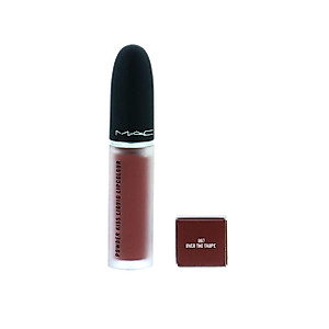 MAC Powder Kiss Liquid Lipcolour Over The Taupe