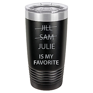 Customizable My Favorite Child Funny Tumbler with Name, Custom Mom & Dad Gifts, Father's Day Gifts from Son Daughter, Mother's Day Gifts, Birthday Gifts for Dad Mom, Christmas Funny Gifts