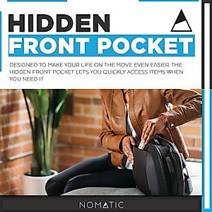 NOMATIC Navigator Premium Backpack 15L w/ 6L Built-In Expansion- Anti-Theft, Water Resistant & Cord Passthrough- Carry On Travel Laptop Backpack