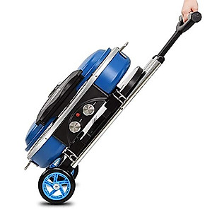 TONPOP Integrated Portable Trolley BBQ Grill Outdoor Camping Barbecue Grill Gas Stove Kebab Grill Camping Grill