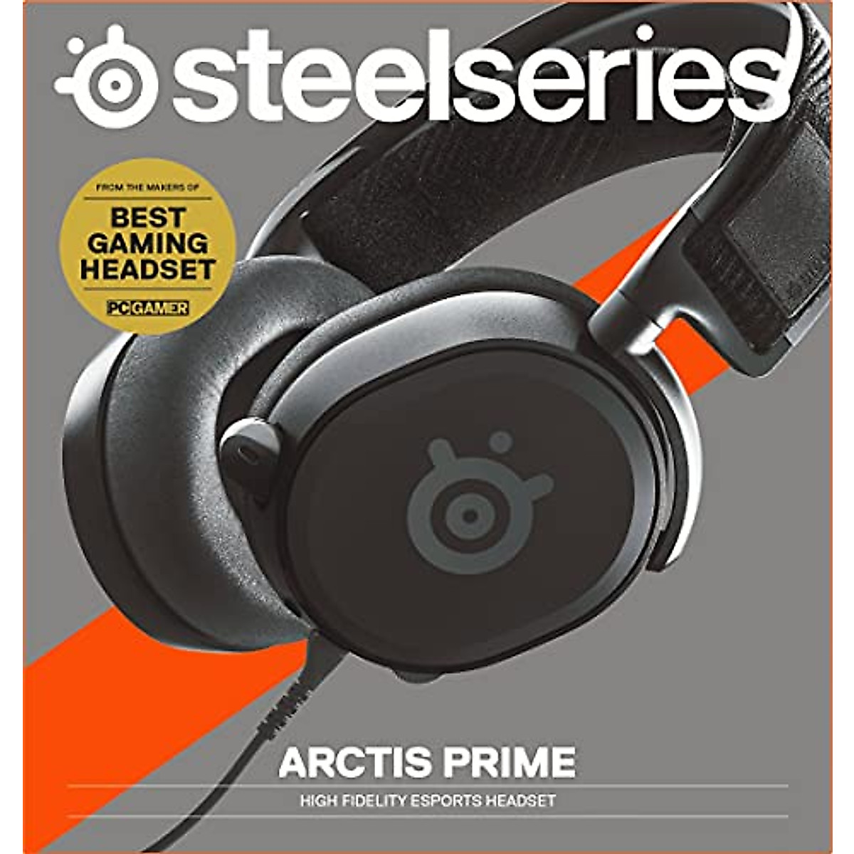 SteelSeries Arctis Prime - Competitive Gaming Headset - High Fidelity Audio Drivers - Multiplatform Compatibility (Renewed)