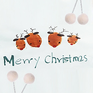 100 Packs Wool Daubers Ball Brush Leather Dye Tool with Metal Handle for DIY Crafts Projects