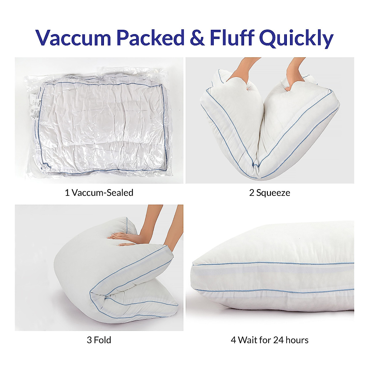 Royale Linen Pillows Queen Size Set Of 2 - Bed Pillows for Sleeping - Gusseted Pillow for Back, Stomach or Side Sleepers - Down Alternative Queen Pillows - Soft Hotel Quality (20x30 Inches, Pack Of 2)