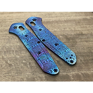 Dama LADDER Flamed Titanium Scales for Benchmade 940 Osborne
