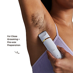 Bushbalm Bikini Trimmer - Electric Shaver Body Hair Razor for Women, Waterproof, Cordless Shaver for Sensitive Areas, Close Grooming for Bikini, Underarms, and Legs – Francesca Trimmer