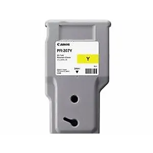 Canon - Pfi-207Y Yellow Ink 300Ml "Product Category: Large Format Printer Ink/Large Format Printer Ink Graphic Art"