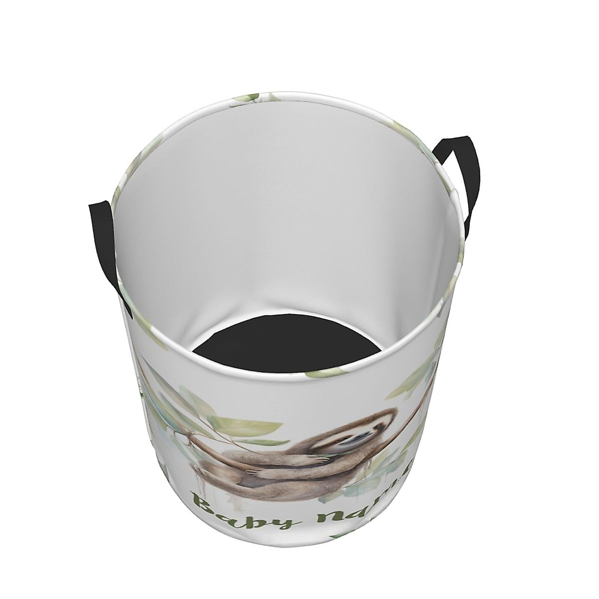 Custom Storage Basket for Girls and Boys Sloth Baby Laundry Basket Collapsible Laundry Hamper with Name Baby Gift Baskets Orgnizer Bins for Nursery Laundry Hamper Baby Nursery Hamper