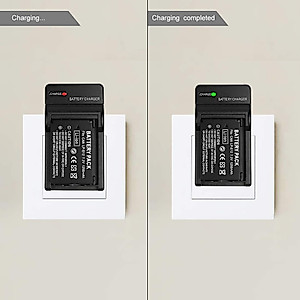 LP-E12 Battery Charger LPE12 LC-E12 for Canon EOS 100D, Kiss X7, M, M2, M10, M50, M100, Rebel SL1, PowerShot SX70 HS Cameras and More