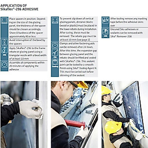 Sikaflex 296 UV Black 20 oz. Unipac Adhesive