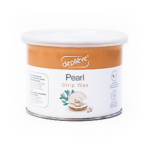Depileve Hair Removal Wax - Pearl Rosin Full-Body Wax - Ideal for Dry, Flaking Skin - Soft and Gentle Waxing Pearls - Moisturizing Strip Wax - 14 oz