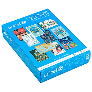 Hallmark UNICEF Boxed Christmas Cards Assortment, 20 Designs (20 Cards and 21 Envelopes)