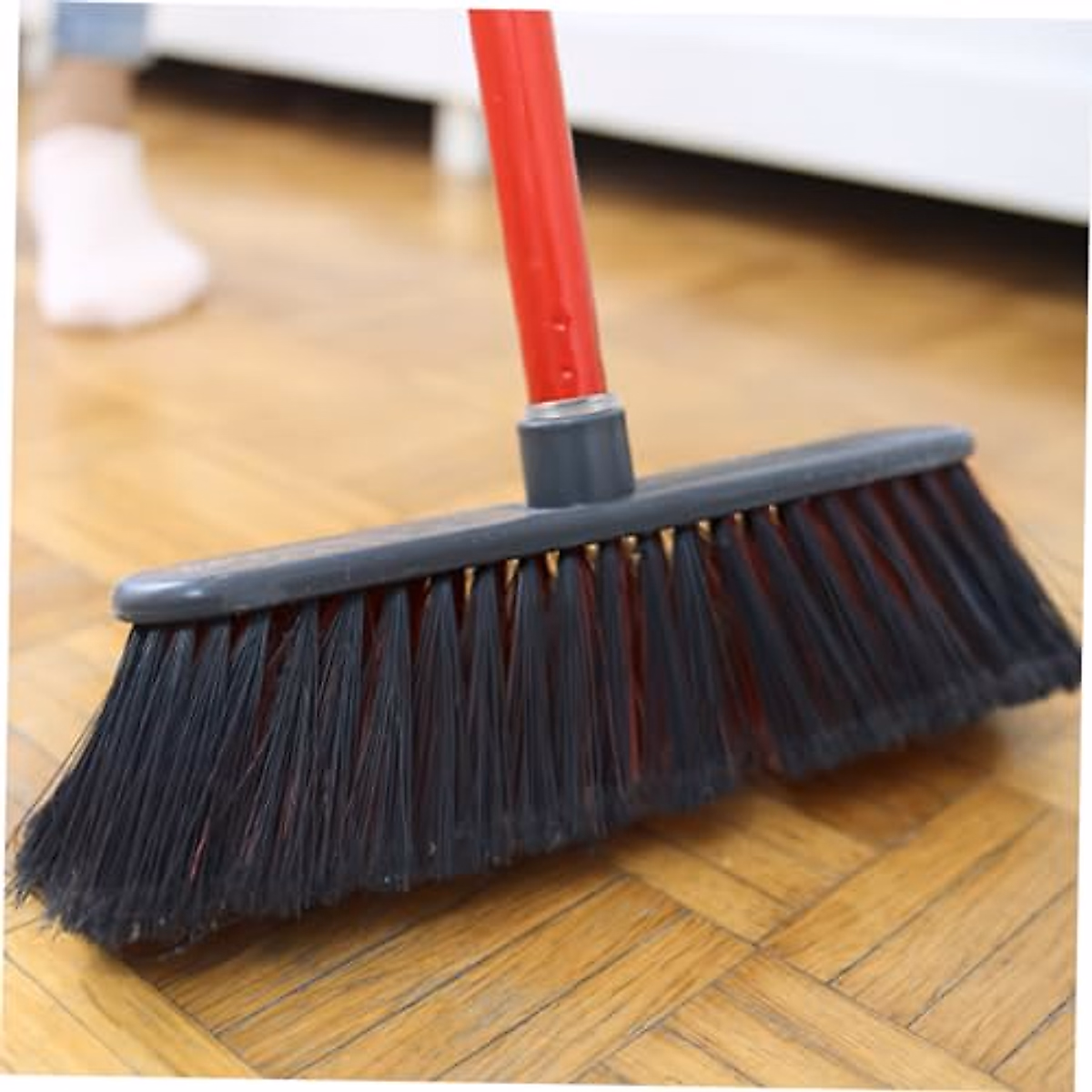 OHPHCALL 5pcs Aluminum Alloy Silver Broom Handle Threaded Broom Handle Attachments Broom Handle Tip Replacement Broom Handle End