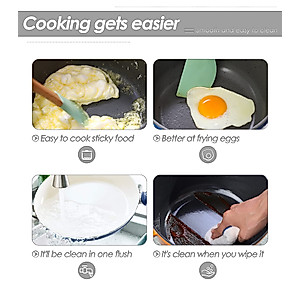 EDGING CASTING Enameled Cast Iron Dutch Oven Pot with Lid for Bread Baking, Enameled Bread Ovens, Suitable For Variety Stovetops, 5 Quart, White