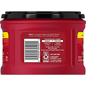 Folgers Classic Roast Ground Coffee, Medium Roast Coffee, 19.2 Ounce Canister