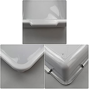 Innouse 22 L Commercial Tote Box, Food Serving Bus Tub, 4 Pack, Grey