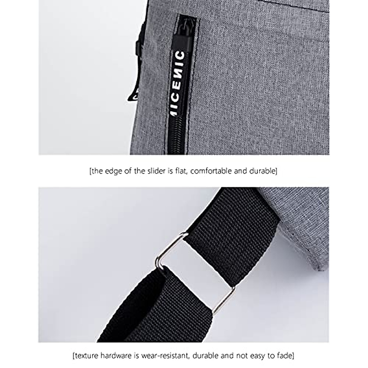 Waterproof Strap Bag Crossbody Backpack with USB Hole with Headphone Hole Strap Backpack Multipurpose Crossbody Shoulder Bag