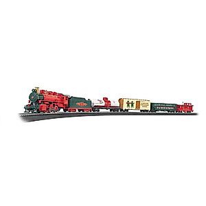 Bachmann Trains - Jingle Bell Express Ready To Run Electric Train Set - HO Scale