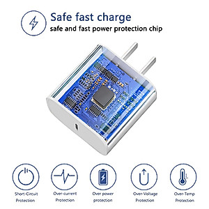 for hone14 13 12 11 Fast Charger Certified 20W PD USB C Wall Charger Block with Extra Long 6TF Type C to ightning Cable Compatible for Phone 14/14 Pro Max/13/13Pro Max/12/11Pro