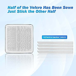 Safoner RV Roof Vent Skylight Insulator Cover, Sun Blackout Fabric for Camper (16 x 16 inch)- Black