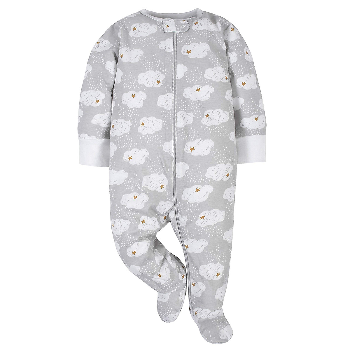 Gerber Unisex Baby 4 Pack 'N Play Footie And Toddler Sleepers, Sheep Grey, 3-6 Months US
