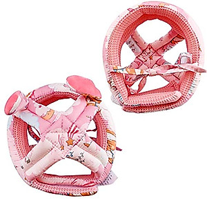 ORANGEHOME Toddler Walking Helmet, Baby Bumper Protect Hat Head Cushion Breathable, Kids Anti-Fall Safety Cap for Walking and Playing-Light Pink