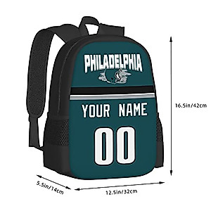 ANTKING Philadelphia Backpack Custom any Name and Number Gifts for Men Women