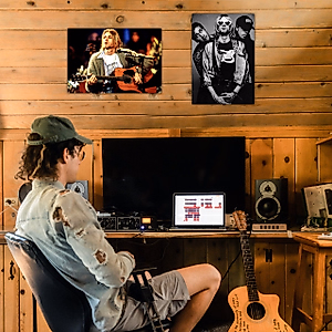 Babymiu Music Rock Decor Wall Poster 8-Pack 11.5" x 16.5",Music Band Merch Party Unframed Version HD Printing Poster for Room Club Wall Art Decor