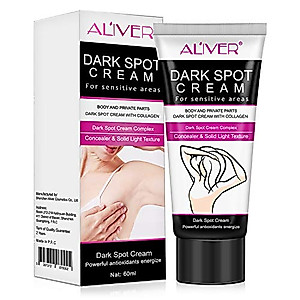 Dark Spot Cream, Natural Underarm Cream, Dark Spot Cream Corrector for Neck and Dark Spots, Sun Spots, Age Spots, Hyperpigmentation, Even Sensitive Skin-Instant Result
