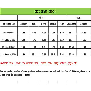 Kimocat Baby Boys Clothing Set Fashion Casual Suit Long Sleeve and Denim Pants