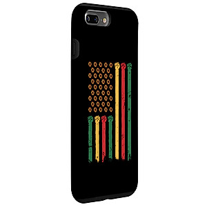 iPhone 7 Plus/8 Plus June 19, 1865 US Flag Fisting Hands and Flowers Case