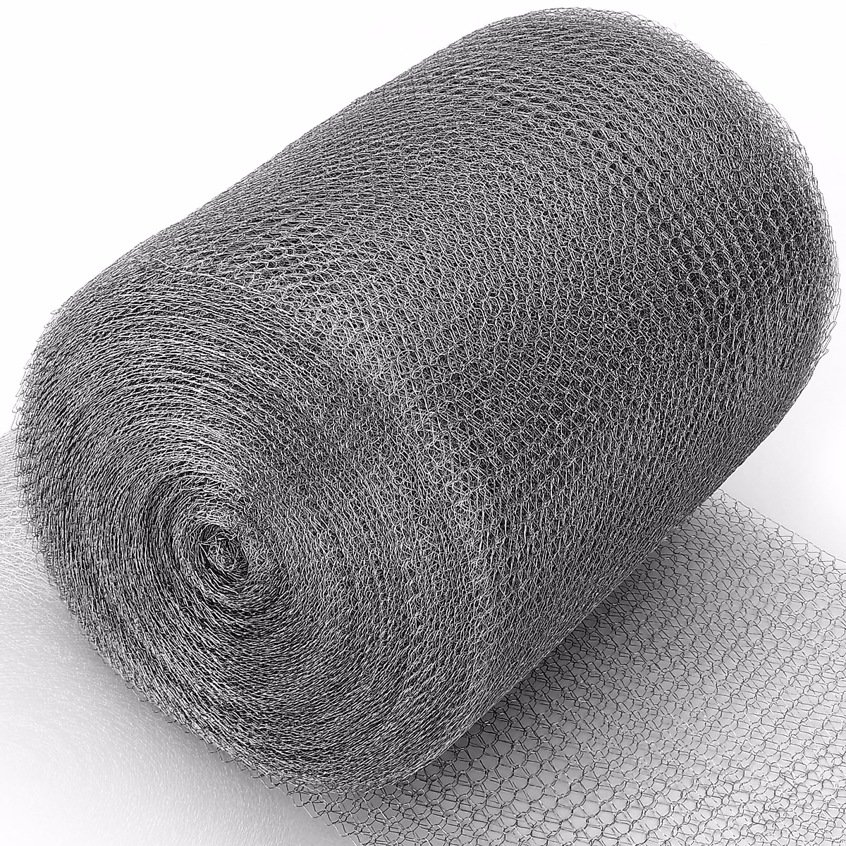 Valchoose Upgraded 5” X 50 Ft Wire Mesh Hole Fill Fabric, Stainless Steel Gap Blocker Easy to Work with, Flexible Stretchy Hardware Cloth Fabric DIY Kit, Perfect Filler