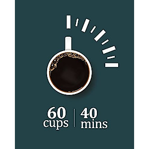 RIEDHOFF 60 Cup Commercial Coffee Urn, Large Coffee Urn Perfect For Church, Meeting rooms, Lounges, and Other Large Gatherings-10 L