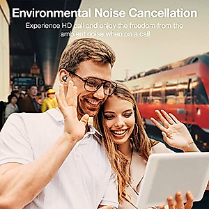 Hikapa X9 Wireless Earbuds Bluetooth 5.3 Headphones Waterproof Stereo Earphones in Ear Touch Control with Microphone Headset with Deep Bass for Sport, Gaming and Running(Blue)