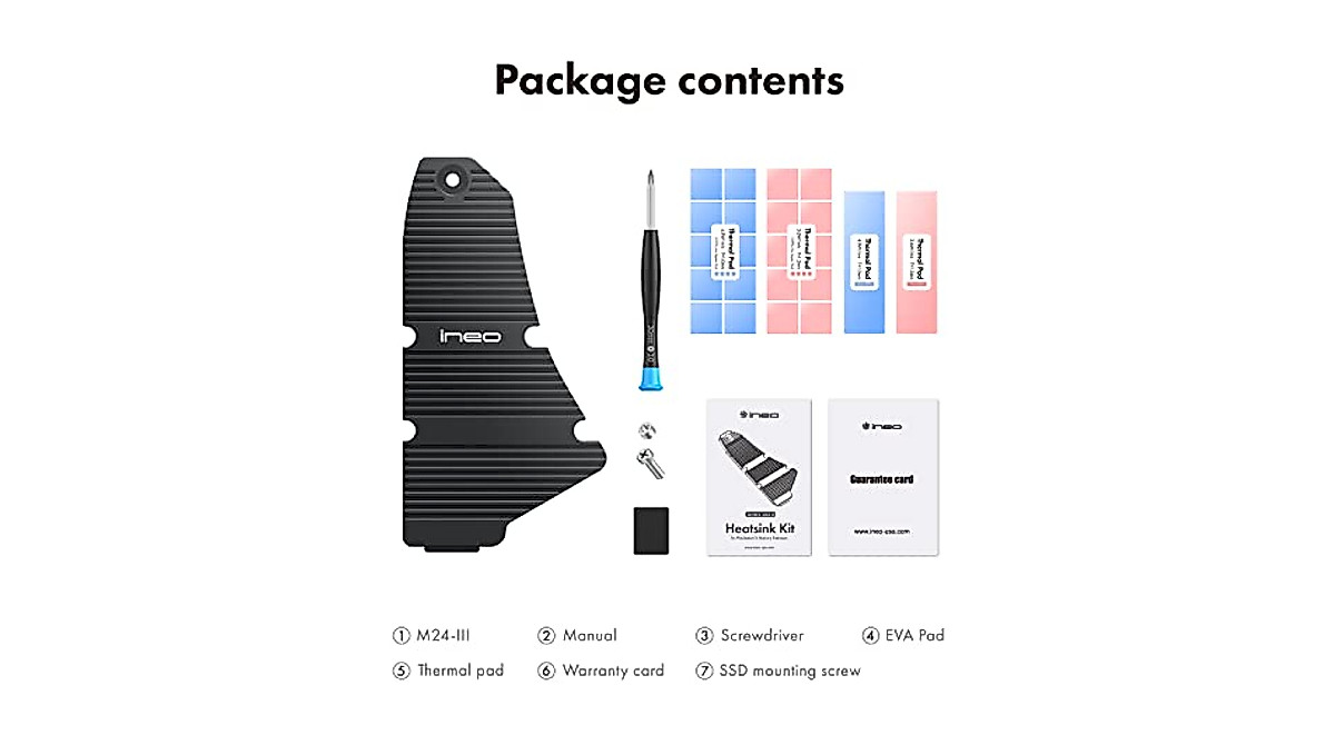 INEO PS5 Heatsink: Cooling Solution for Gaming SSDs
