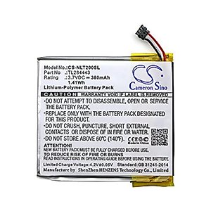 Cameron Sino Li-Polymer 3.70V 380mAh / 1.41Wh Battery Compatible with Nest TL284443, Fits Nest Learning Thermo2nd Generation,Learning Thermostat 3rd Generation,T3007ES,T3008USstat,A0013
