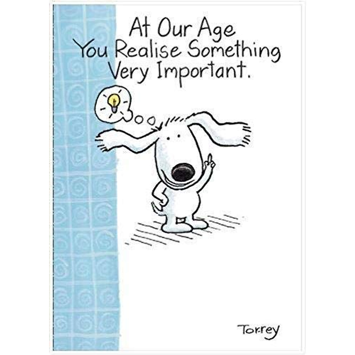 Birthday Card (Ukg268389) - Realise Something Important - from The Bow Tie Collection