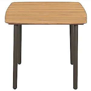 Camerina 5 Piece Patio Dining Set Patio Table and Chairs Set Outdoor Patio Dining Set Outdoor Dining Table Set Poly Rattan Anthracite 3072490