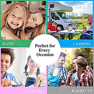 Wheat Straw Dinnerware Sets - 24 pcs Lightweight Unbreakable Dishwasher Microwave Safe Cups Cutlery Plates and Bowls Set for 4 Suitable for Camping Party Grill（Black）